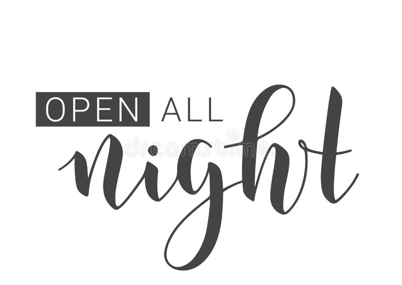 All Night Open Stock Illustrations – 444 All Night Open Stock ...