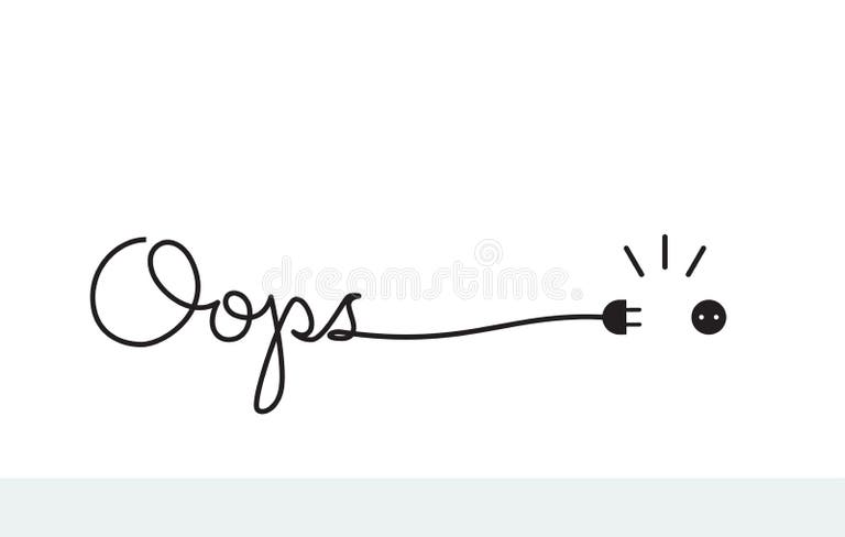 Oops Error Stock Illustrations – 6,653 Oops Error Stock Illustrations ...