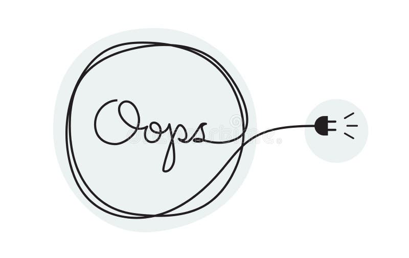 Oops Error Stock Illustrations – 5,081 Oops Error Stock Illustrations ...