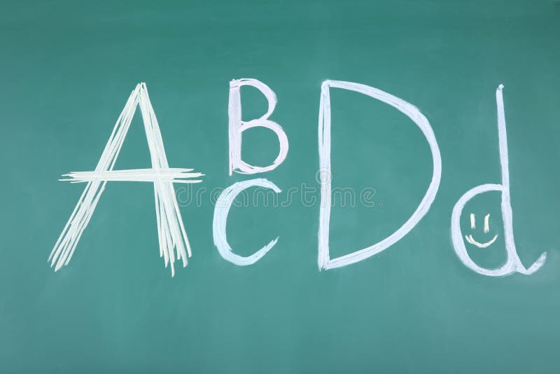 Letters ABCD stock photo. Image of handwritten, alphabet - 103517538
