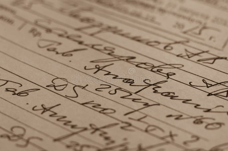 Handwritten Medical Prescription Stock Photos - Free & Royalty-Free ...