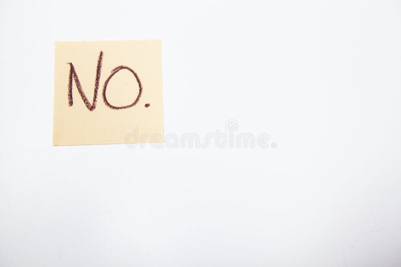 Handwritten Note on a Yellow Sticky Paper Stock Photo - Image of dare ...