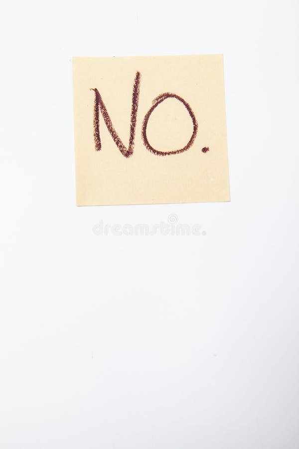 Handwritten Note on a Yellow Sticky Paper Stock Photo - Image of sticky ...