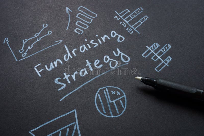 Handwritten Notes about Fundraising Strategy. Resource Development ...