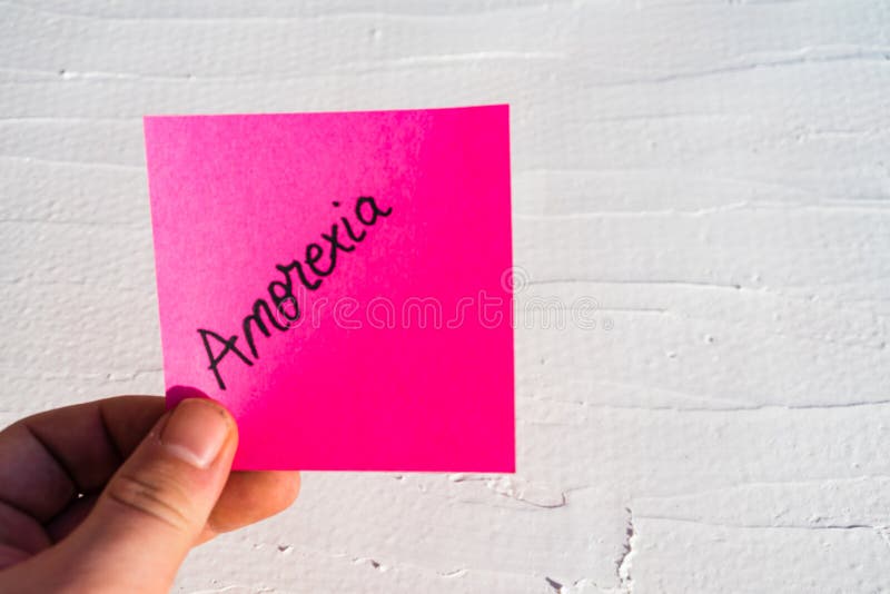 Handwritten Notes on White Note Paper Stock Image - Image of motivation ...