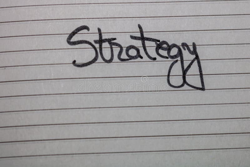 Handwritten Notes on White Note Paper Stock Image - Image of note ...