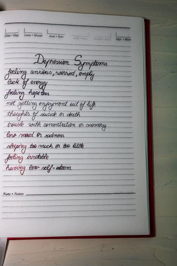 Handwritten Notes on White Note Paper Stock Image - Image of quotation ...