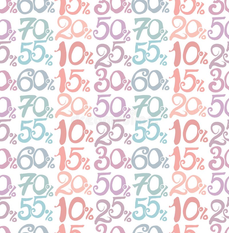 Handwritten Numbers in Two Font Styles Stock Vector - Illustration of ...