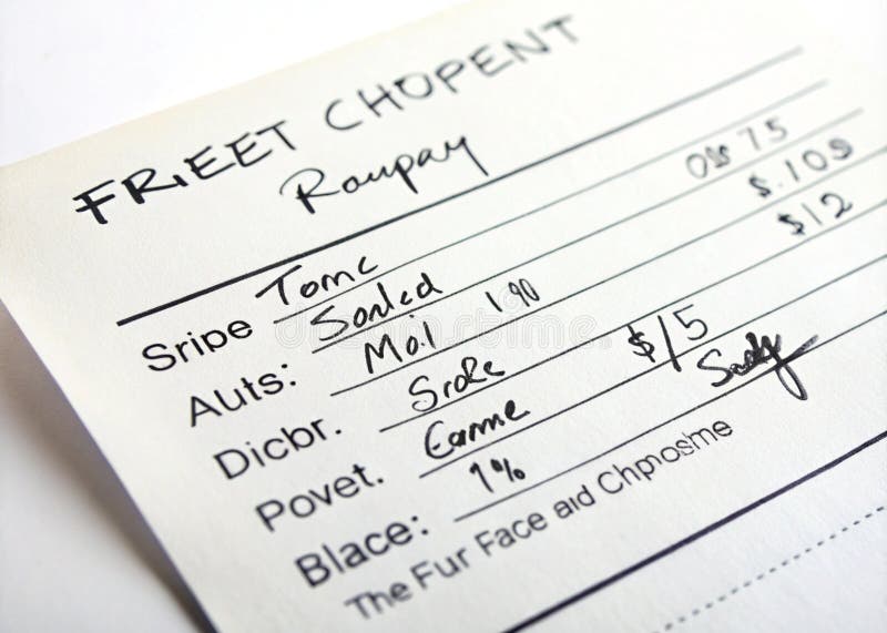 Receipt Template Stock Illustrations – 7,306 Receipt Template Stock ...