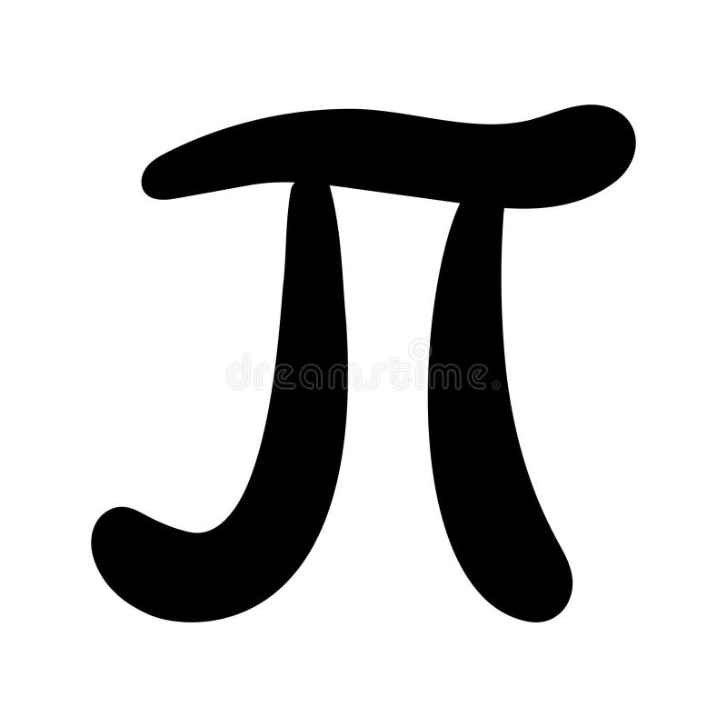 Handwritten Symbol Pi, Number Pi Mathematical Constant Stock ...