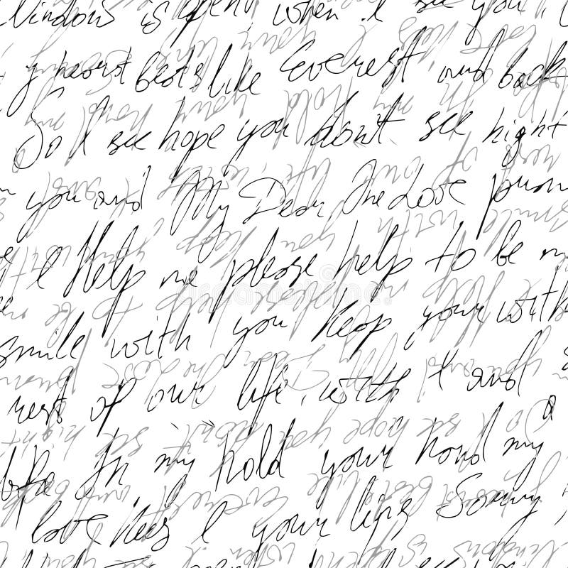 Vector Signature. Handwritten Sign Set. Fictitious Autograph Text ...