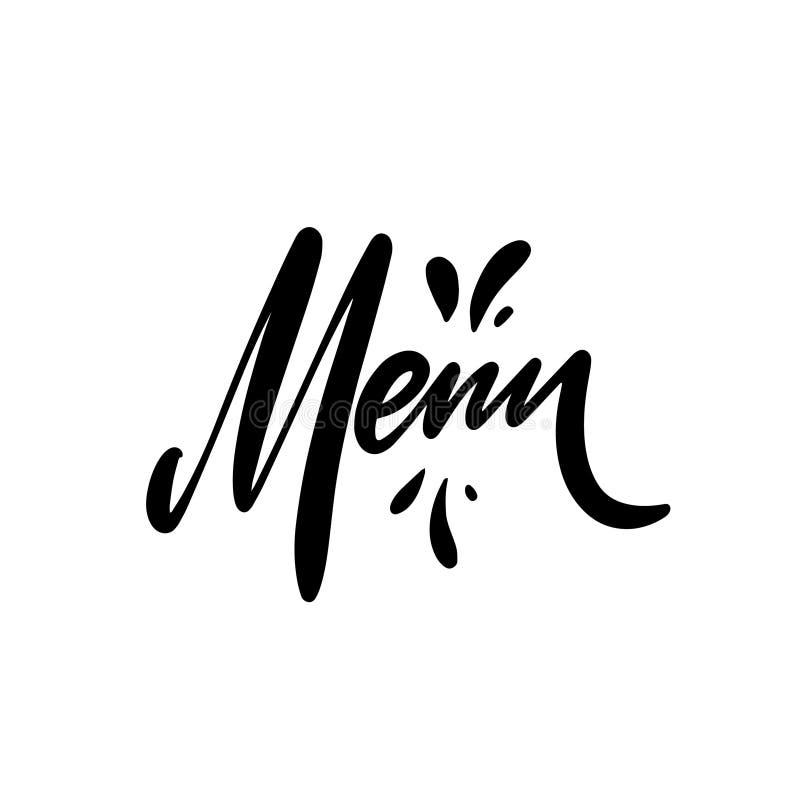 Handwritten Text with Cursive Style, Representing Quality, on a Plain ...