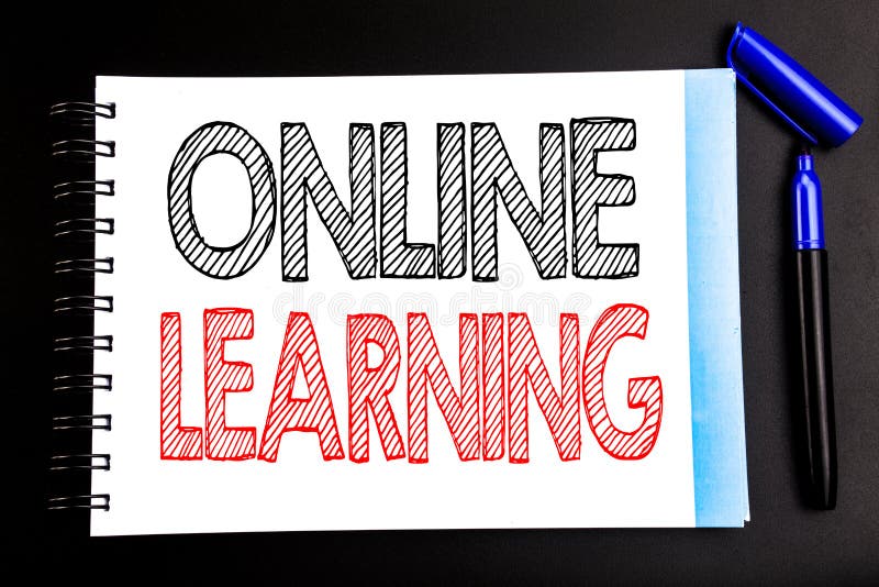 Handwritten Text Showing Online Learning. Business Concept Writing for ...