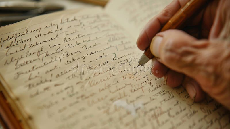 A Handwritten Timeline of a Persons Life Created during a Life Story ...