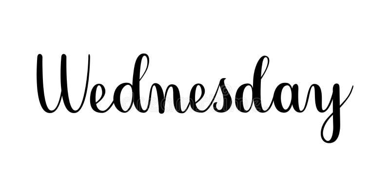Wednesday Text Pattern For Wallpaper Use Stock Illustration ...