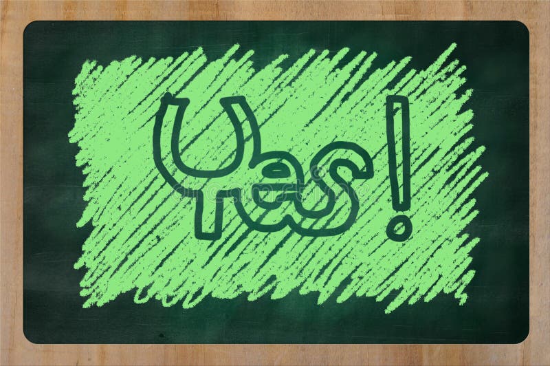 Handwritten with White Chalk on a Blackboard Stock Illustration ...