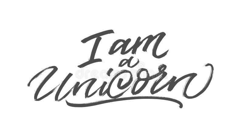 Handwritten Words with a Brush. Calligraphy in Vector Stock Vector ...