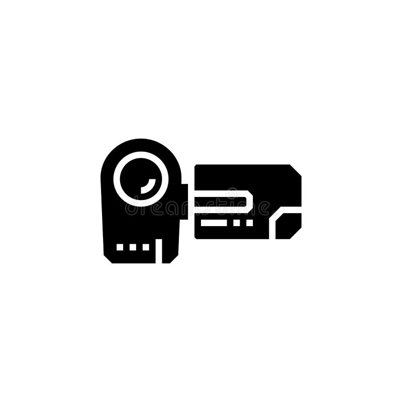 Handy Cam Vector Icon. Computer Component Icon Solid Style. Perfect Use ...
