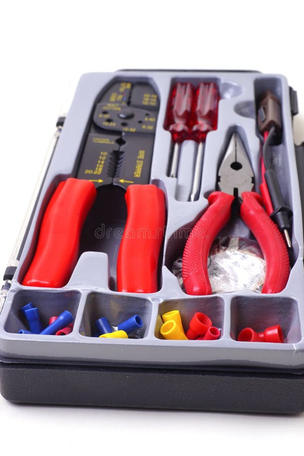 Electrical Tools and Components - Screwdrivers Stock Image - Image of ...