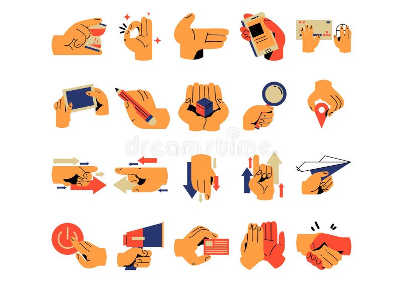 Hand Illustrations Stock Illustrations – 163,385 Hand Illustrations ...