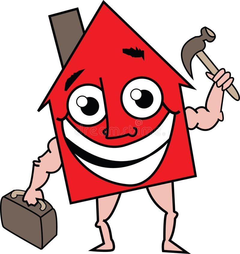 Handy House stock vector. Illustration of graphics, handyman - 10680622