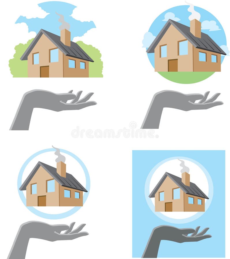 Handy House stock vector. Illustration of real, peaceful - 34858761