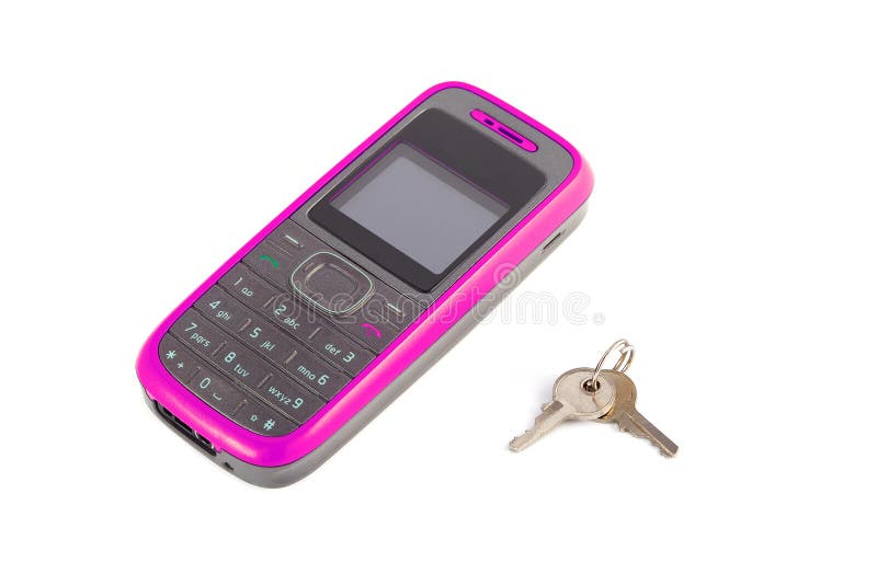 Handy mit Tasten stockfoto. Bild von digital, ausrüstung - 13321804