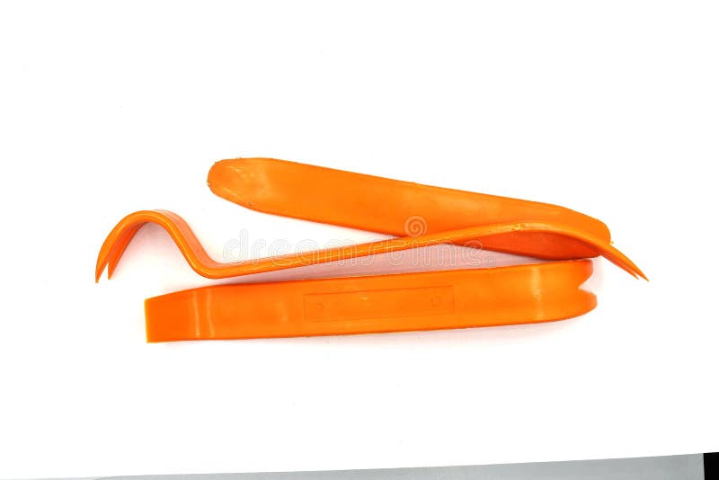 Handy Remover Set for Plastic Upholstery Fastener Isolated on White ...