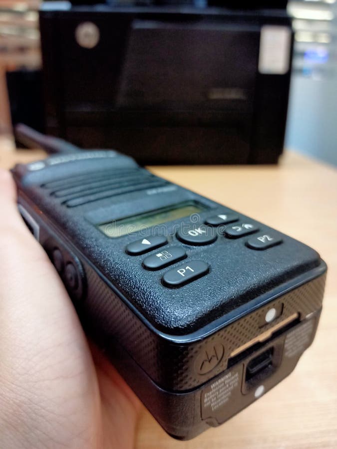 Handy Talkie, a Communication Tools for Limited Connection Stock Image ...