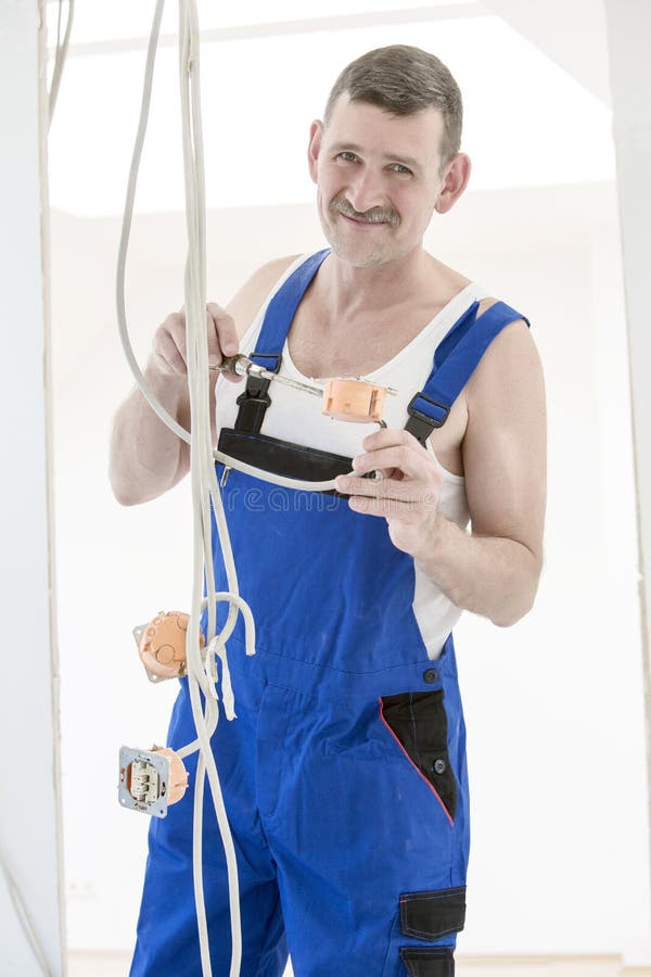 Handyman stock foto. Image of kaukasisch, vernieuw, mannetje - 44497888