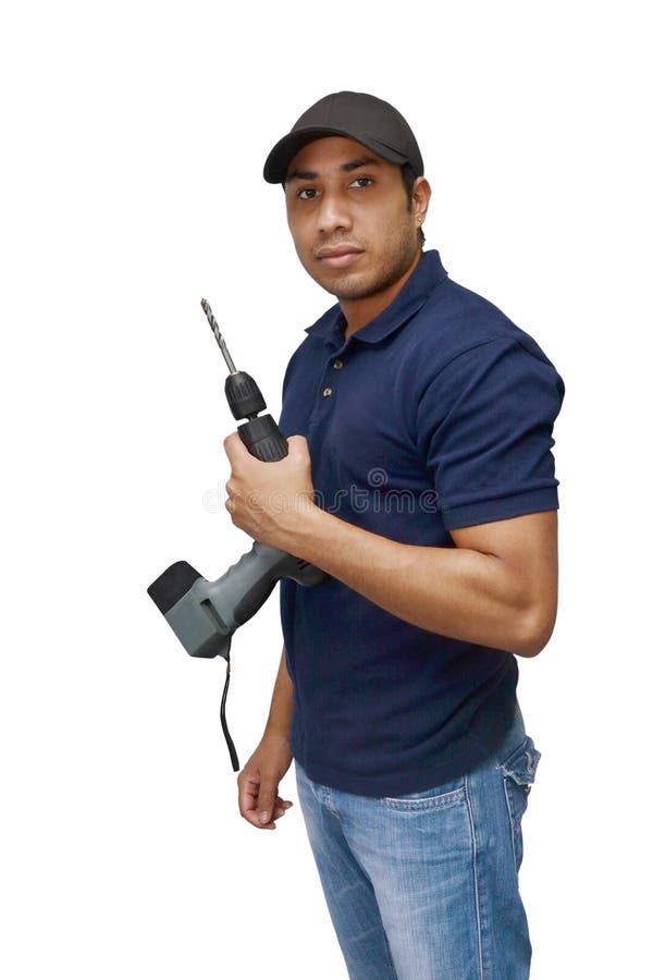 Handyman stock image. Image of labor, power, hammer, belt - 41981709