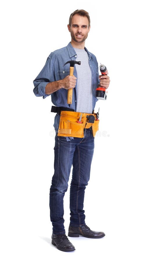 Handyman. stock photo. Image of attractive, people, residential - 81091976