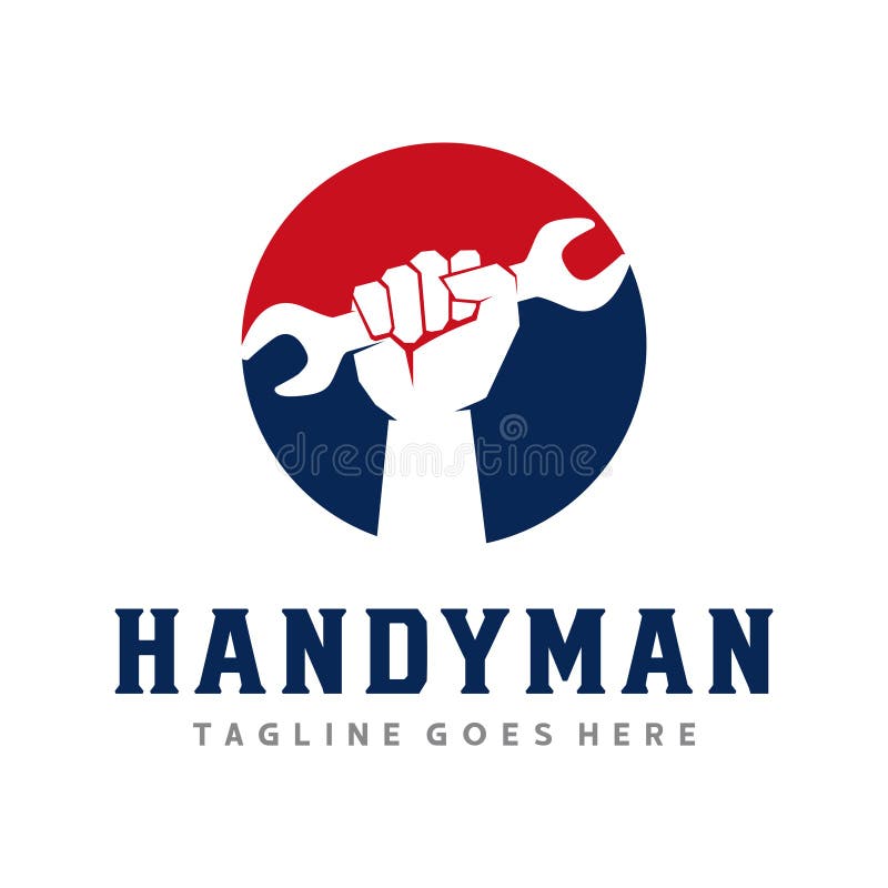 Handyman Logo. Handyman Service Logo Design Vector Stock Vector ...