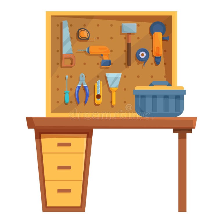 Workplace Workbench Stock Illustrations – 1,360 Workplace Workbench ...