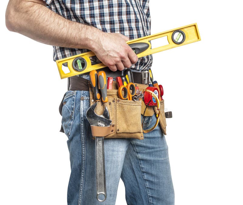 Handyman and tools stock photo. Image of isolated, body - 93821776