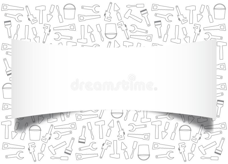 Handyman Tools Pattern. Corporate Web Site Elements & Background ...