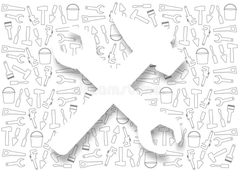 Handyman Tools Pattern. Corporate Web Site Elements & Background Stock ...