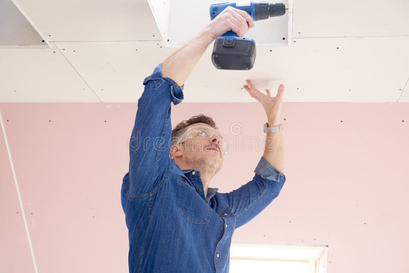 Handy Man Working stock photo. Image of owner, work, carpentry - 7659056