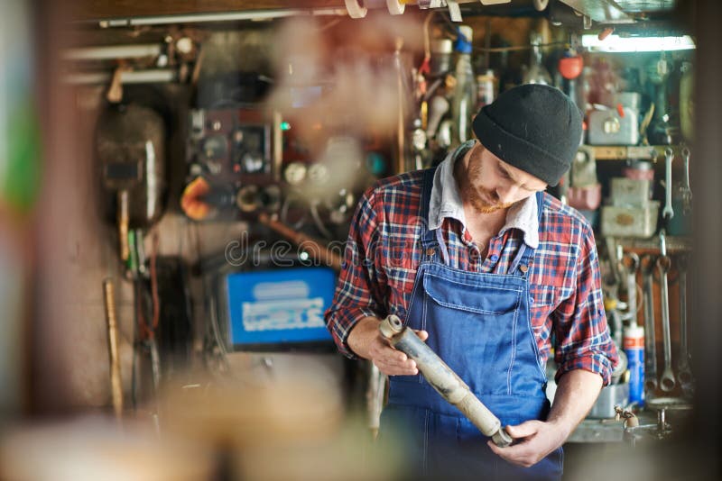 Handyman at work stock image. Image of repairman, occupation - 73907277