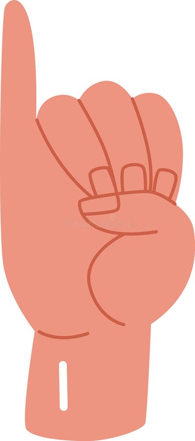 Handzeichen-Alphabet in Buchstaben Vektor Abbildung - Illustration von ...