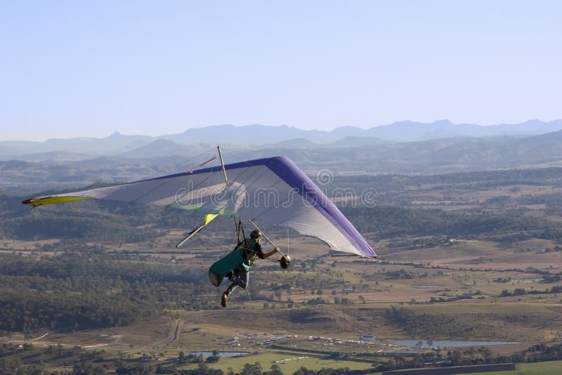 Hang-glider stock image. Image of adventure, mountaintop - 980619