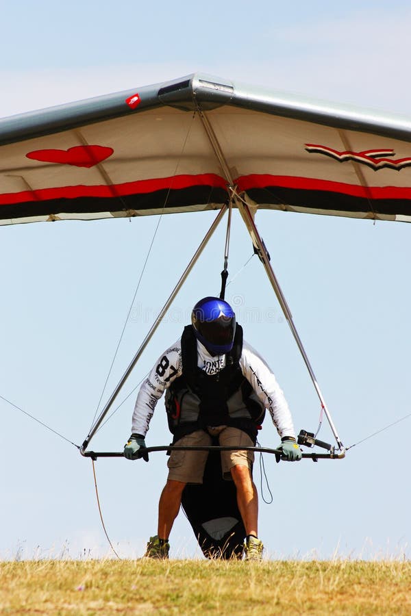 Hang Gliding Competitions in Italy Editorial Stock Image - Image of ...