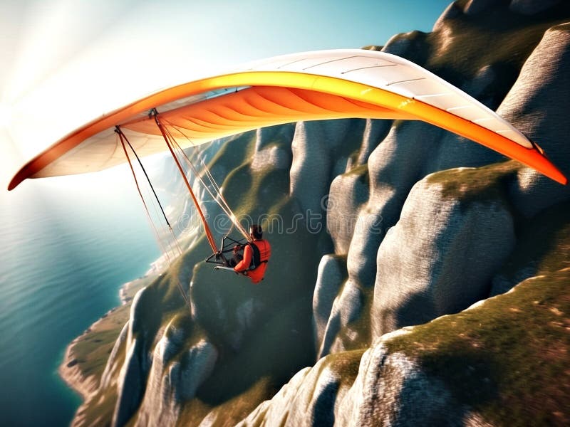 Hang Gliding Symbol Sign, Vector Illustration, Isolate on White ...