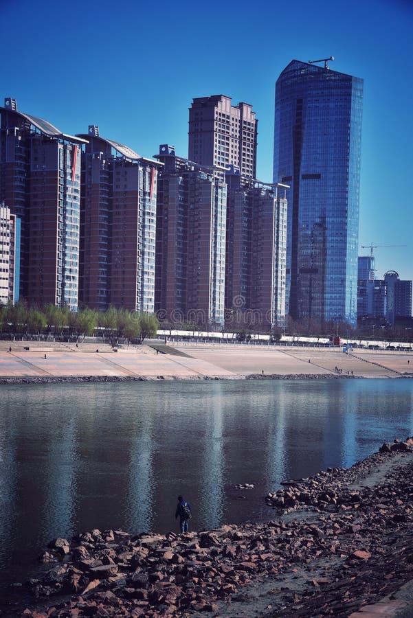 Han River Flows through the Wuhan City Editorial Image - Image of flows ...
