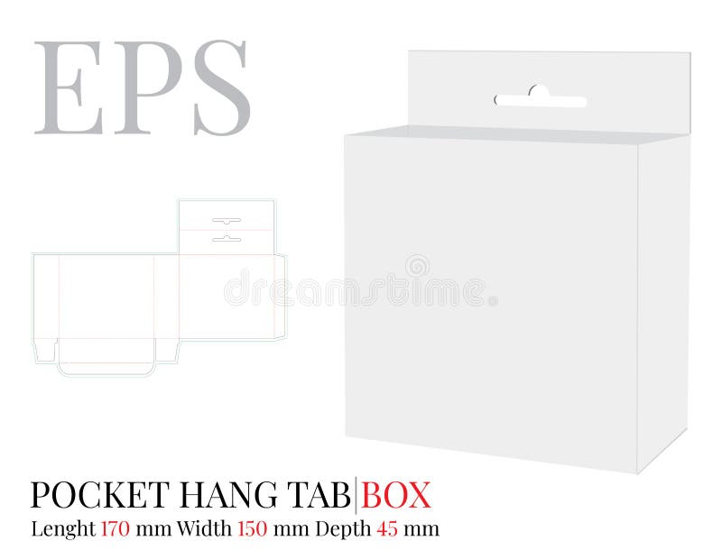 Packaging Box Window Tab Stock Illustrations – 43 Packaging Box Window ...