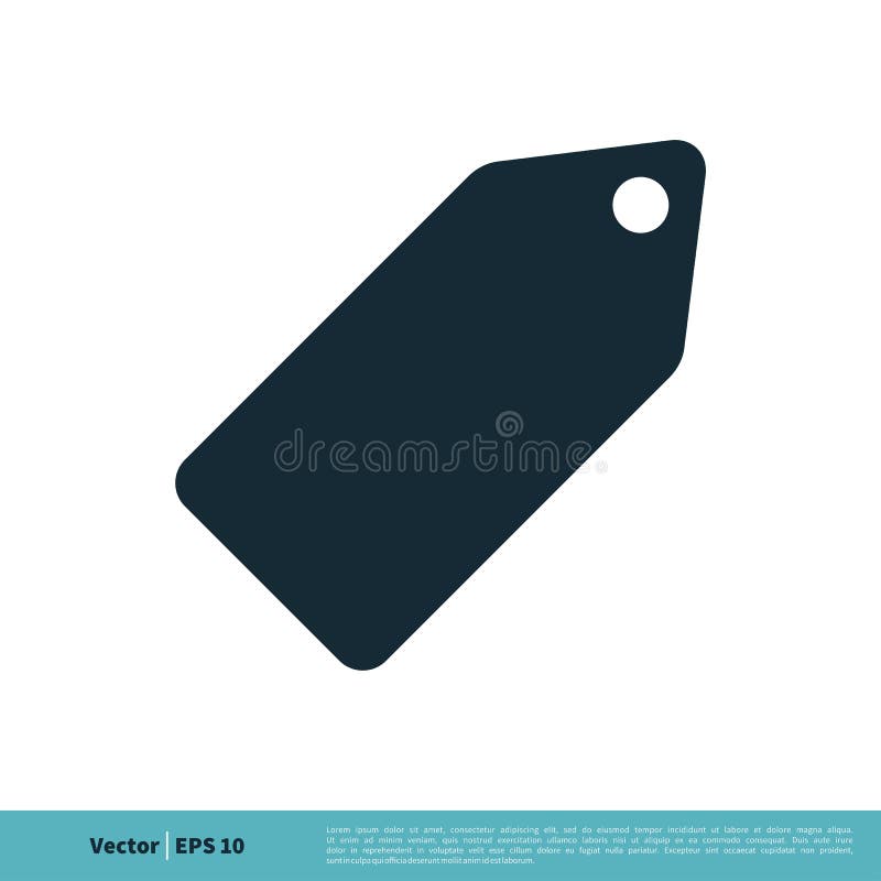 Hang Tag Icon Vector Logo Template Illustration Design. Vector EPS 10 ...