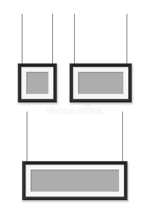 Hang wall picture frame stock vector. Illustration of pattern - 224736230