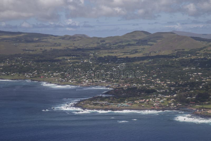 Hanga Roa, Easter Island stock image. Image of easter - 177914529