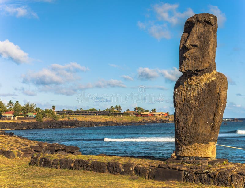 Hanga Roa, Easter Island - July 11, 2017: Hotel In The Village Stock ...
