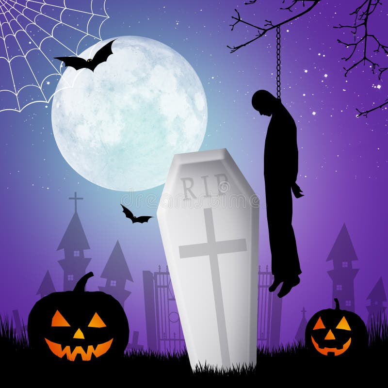 Hanged Man Silhouette Stock Illustrations – 15 Hanged Man Silhouette ...